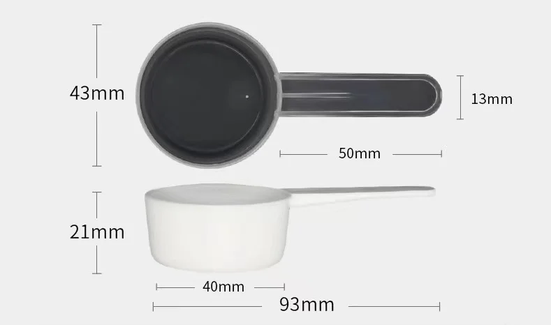 12.5g &25ml Flat Plastic Pp Spoon,Measuring Spoon,25cc Milk Powder ...