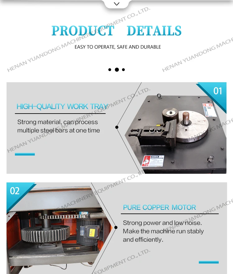 GF-25 220V 3phases Threaded Bending Machine Solid Steel Bar Flat Bar ...