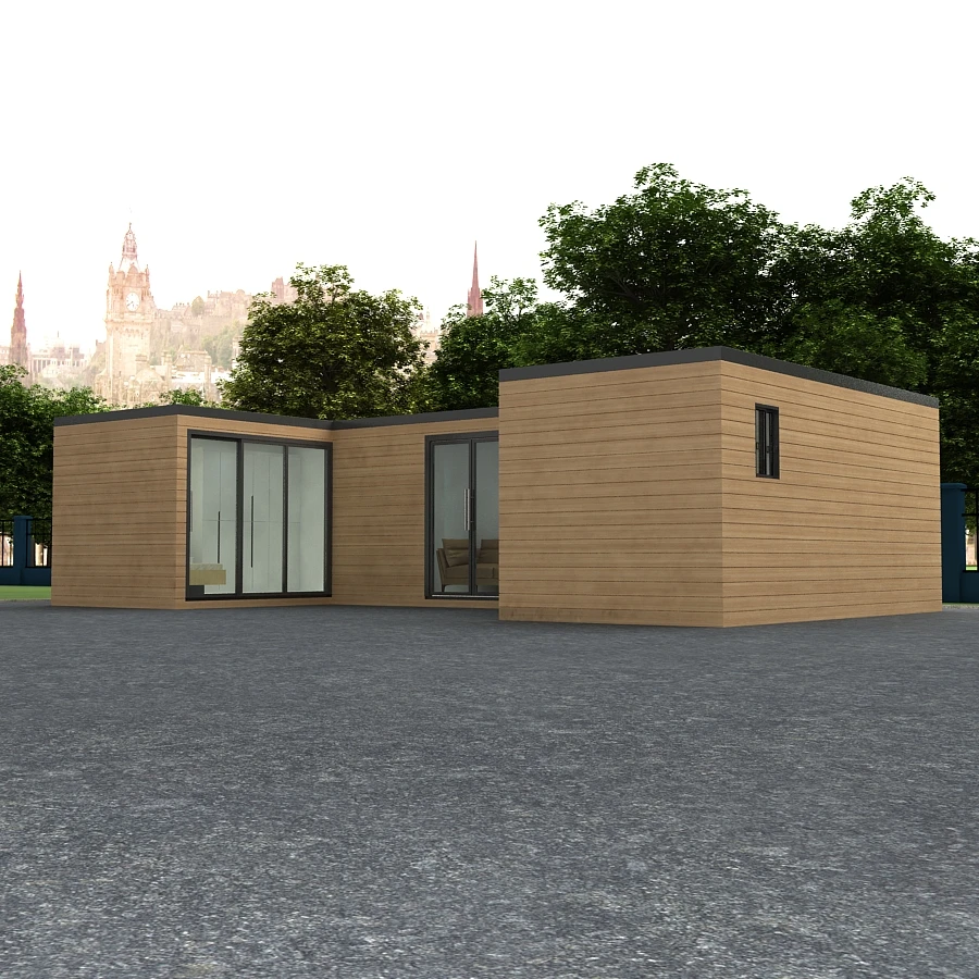 U-shaped Prefabricated Container House - Easy Install