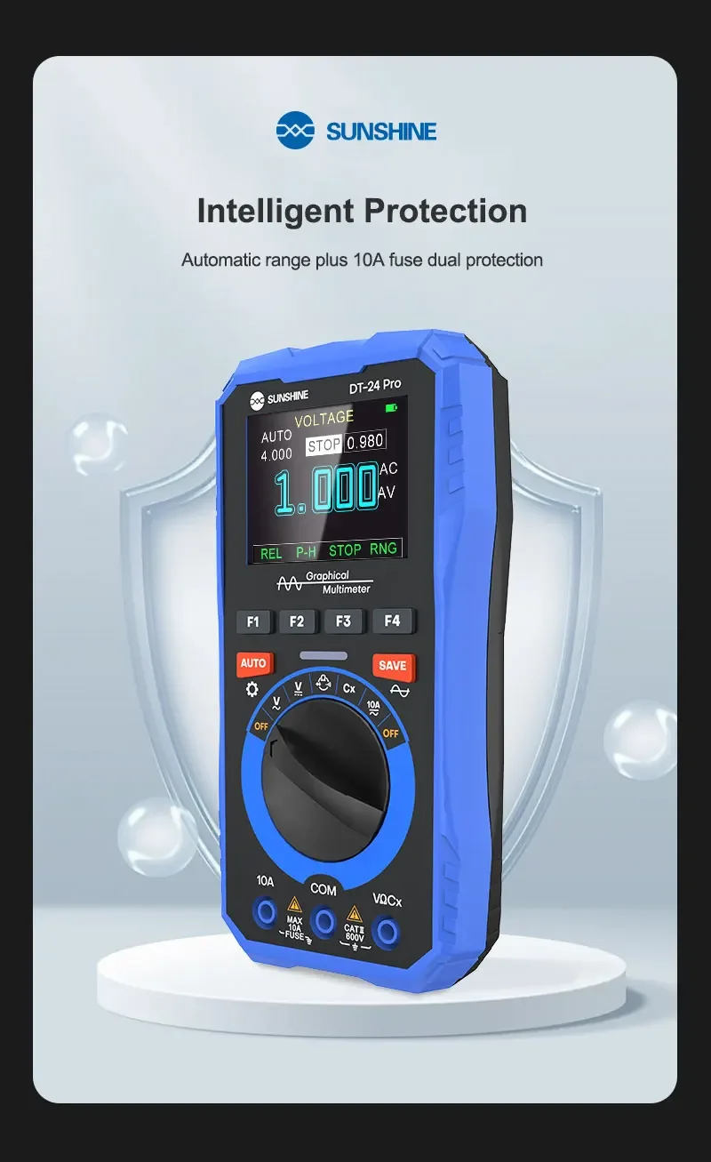 Sunshine Dt-24 Pro 2in1 Oscilloscope & Digital Multimeter Tester