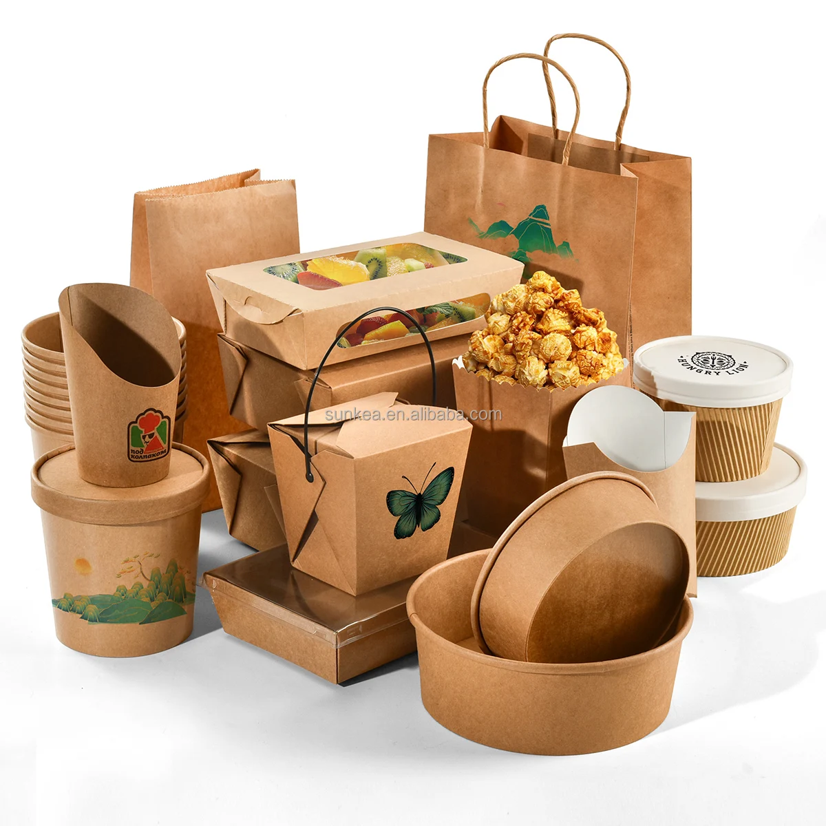 Custom Disposable Paper Packaging - Eco-Friendly & Stylish