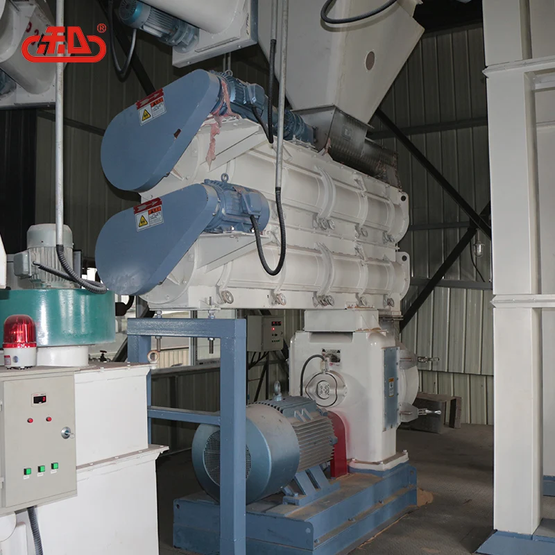 Animal Feed Biomass Pellet Production Making Machine 520 650 Ring Die ...