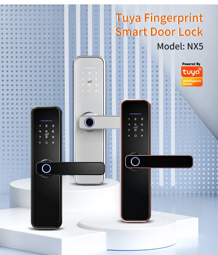Wifi App Home Cerradura Inteligente Biometric Fingerprint Scanner Door ...