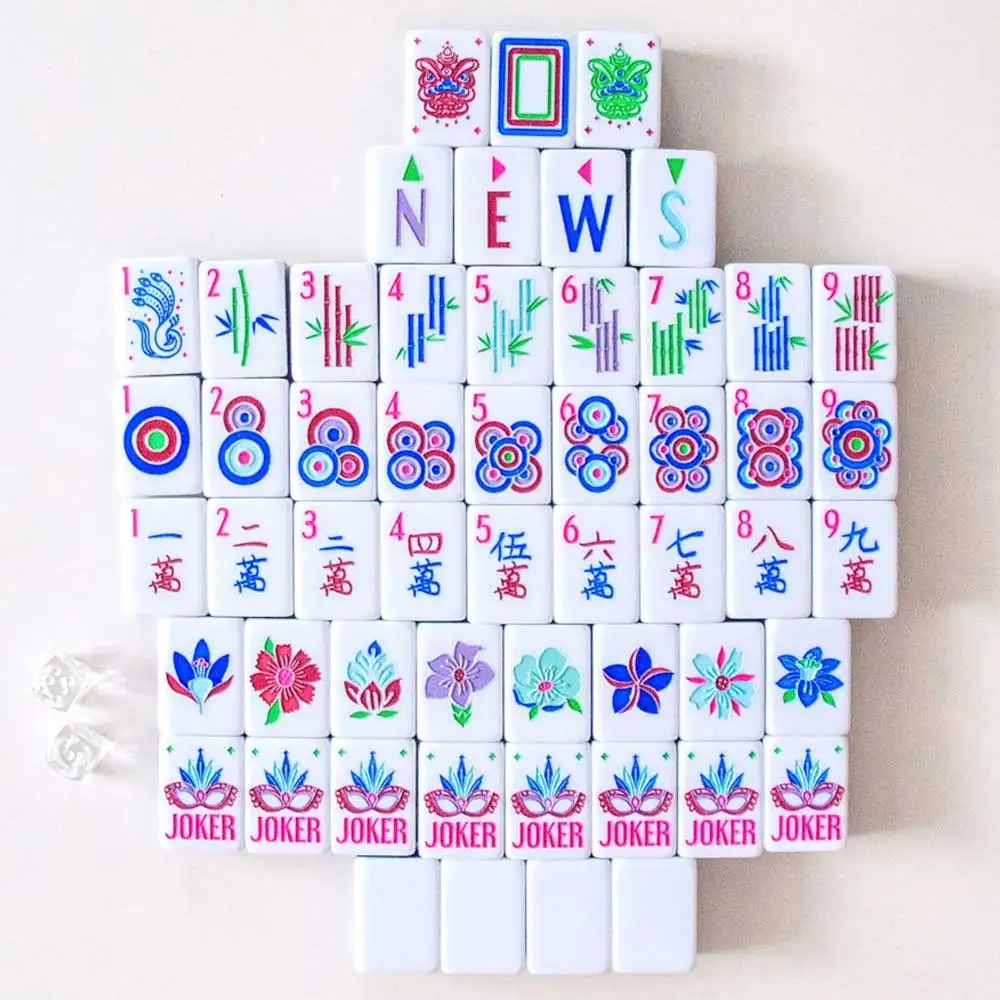 Fresh Mahjong Spring Tiles - Eco-Friendly & Durable Game