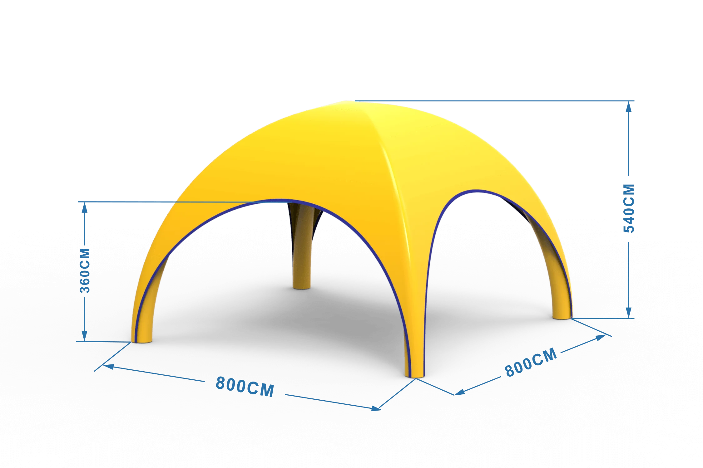Inflatable Sealed Folding Portable Shade Expo Tent Shadow Air Marquee ...