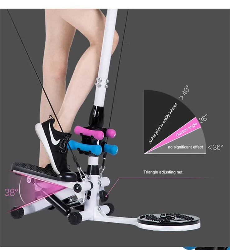 Mini Stair Stepper Step Machine Exercise Equipment With Twist Board And ...