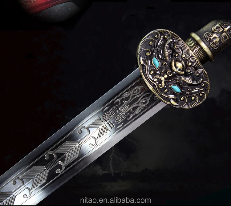 Chinese Ancient XuanYuan & Chiyou Swords - Collectible Crafts for Feng ...