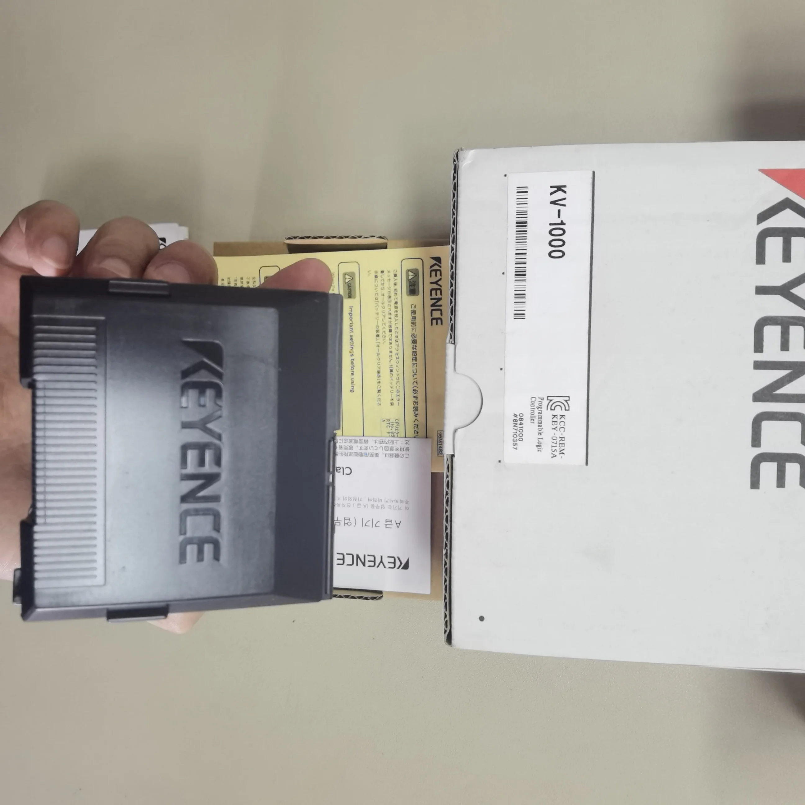 Keyence Serial Built-in Cpu Unit Programmable Controller Kv-3000 Plc ...