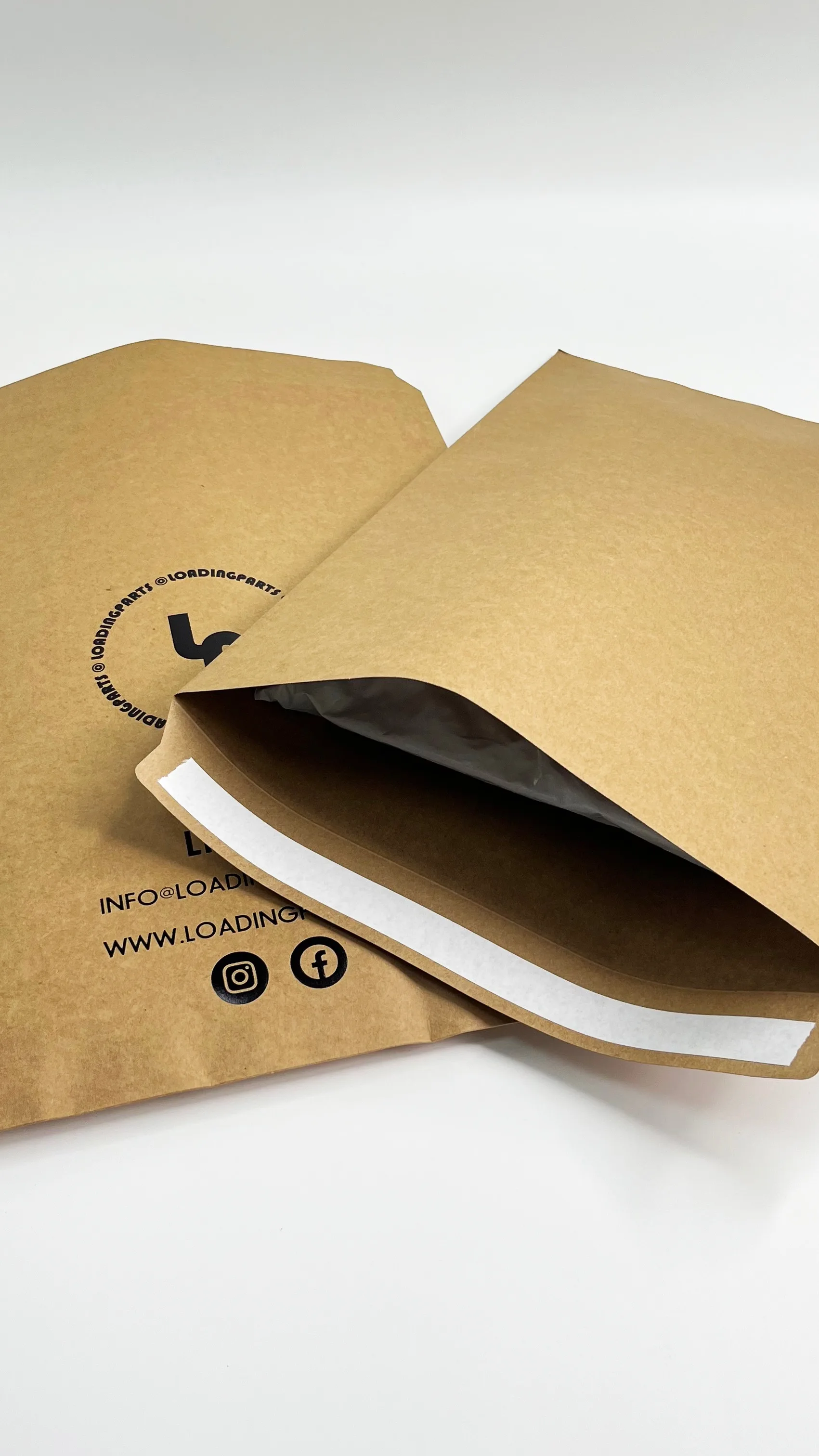 Custom Printed Biodegradable Recyclable Cosmetics Craft Padded ...