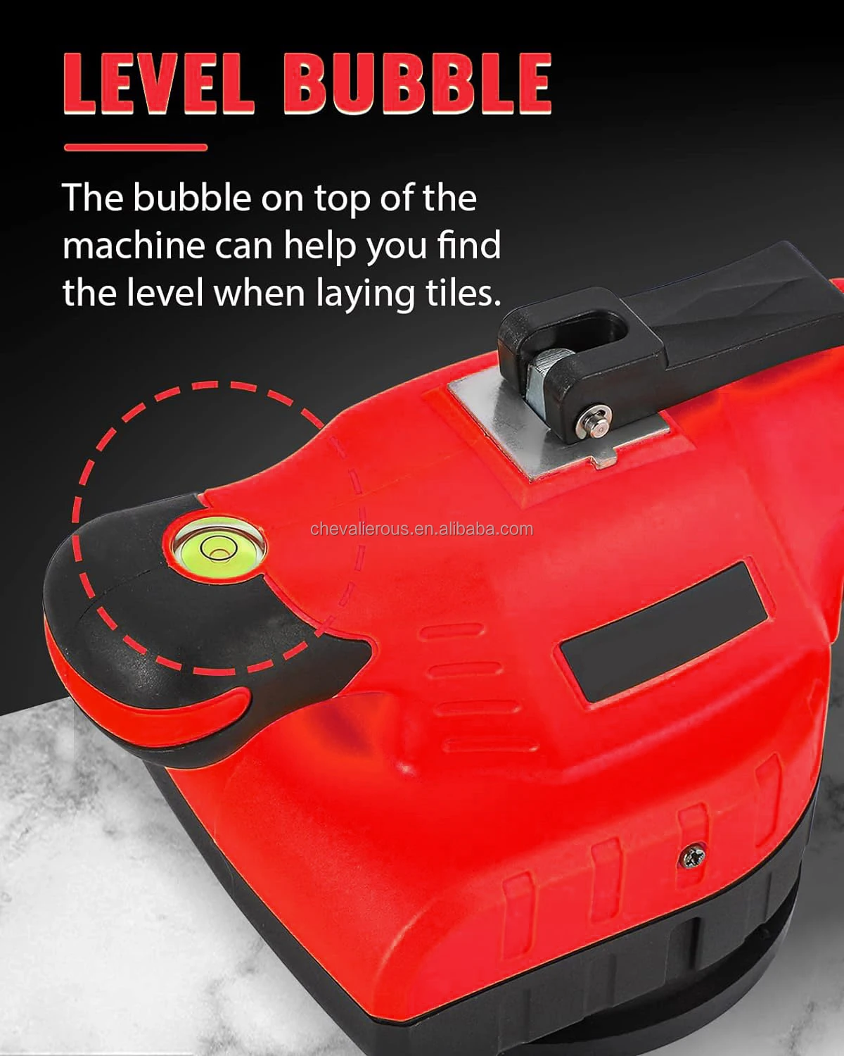 CHEVALIEROUS 2-Battery Electric DIY Tile Tiler Automatic Leveling ...