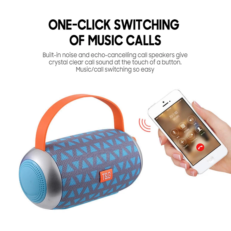 Portable Wireless Bt Speaker With Double Subwoofer Heavy Bass Outdoor ...