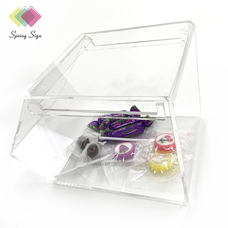 Spring Sign 4 Slot Acrylic Candy Box Big Acrylic Candy Box Clear ...
