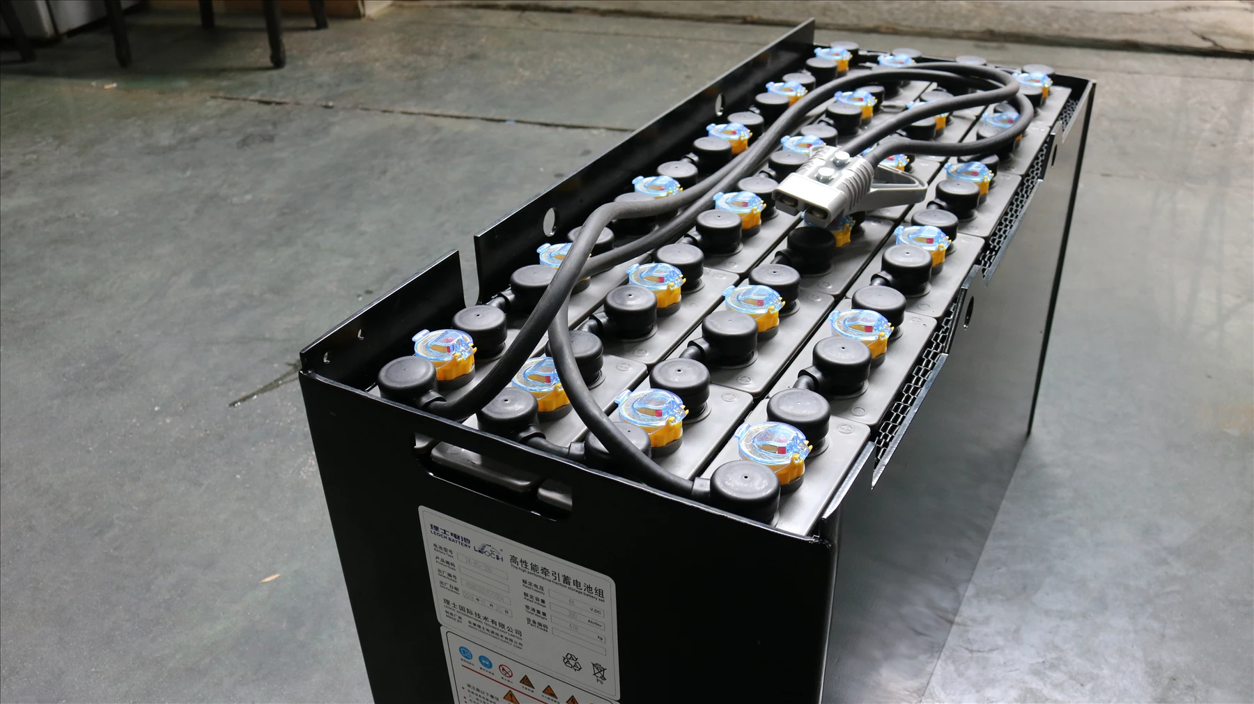 48v 5pzb350 Nichiyu Forklift Battery Traction Battery For Electric ...