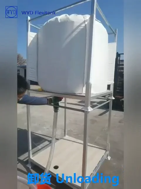 Large Size Folding Flexible Ibc Tank 1000 Liters For Liquid Storage And ...