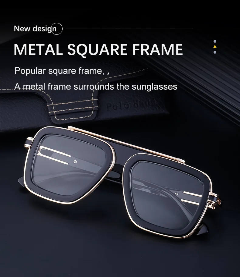 Lbashades 98082 Square Man High Quality Sunglasses 2024 Trendy Designer ...