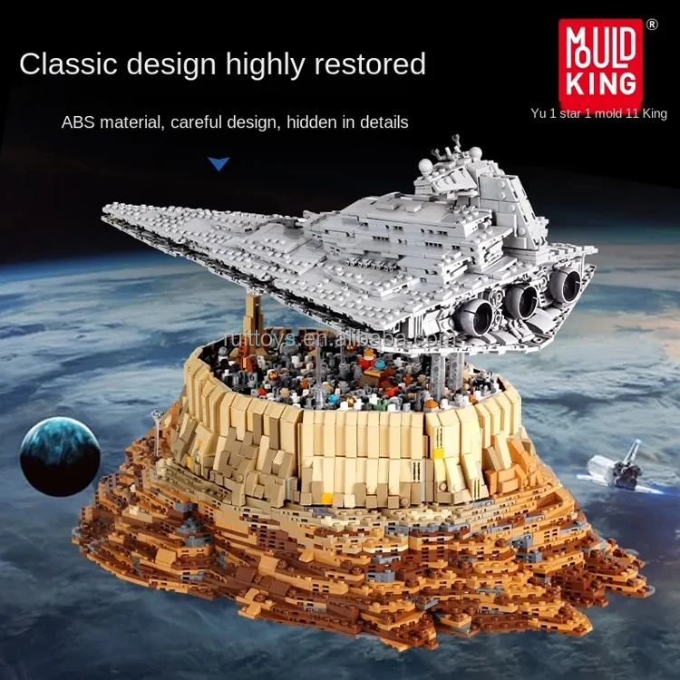 Mould King Technic 21007 Star Plan Destroyer Cruise Ship The Empire ...