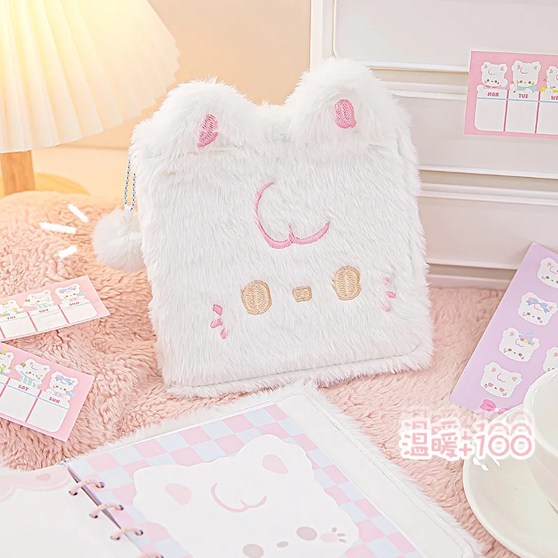 High Quality Mini Notebook Plush Loose-leaf Notebook Cute Plush ...