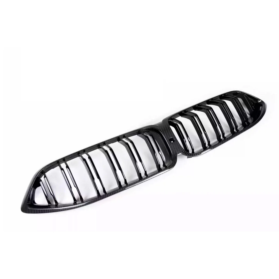 Dry Carbon Fiber Grill Mask Grid Radiator Grille Assembly For Bmw 8 ...