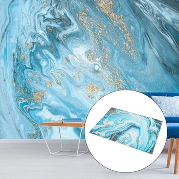 Custom 3d Printing Pvc Wall Sheets Uv Marble Sheet For Hall Decoration ...