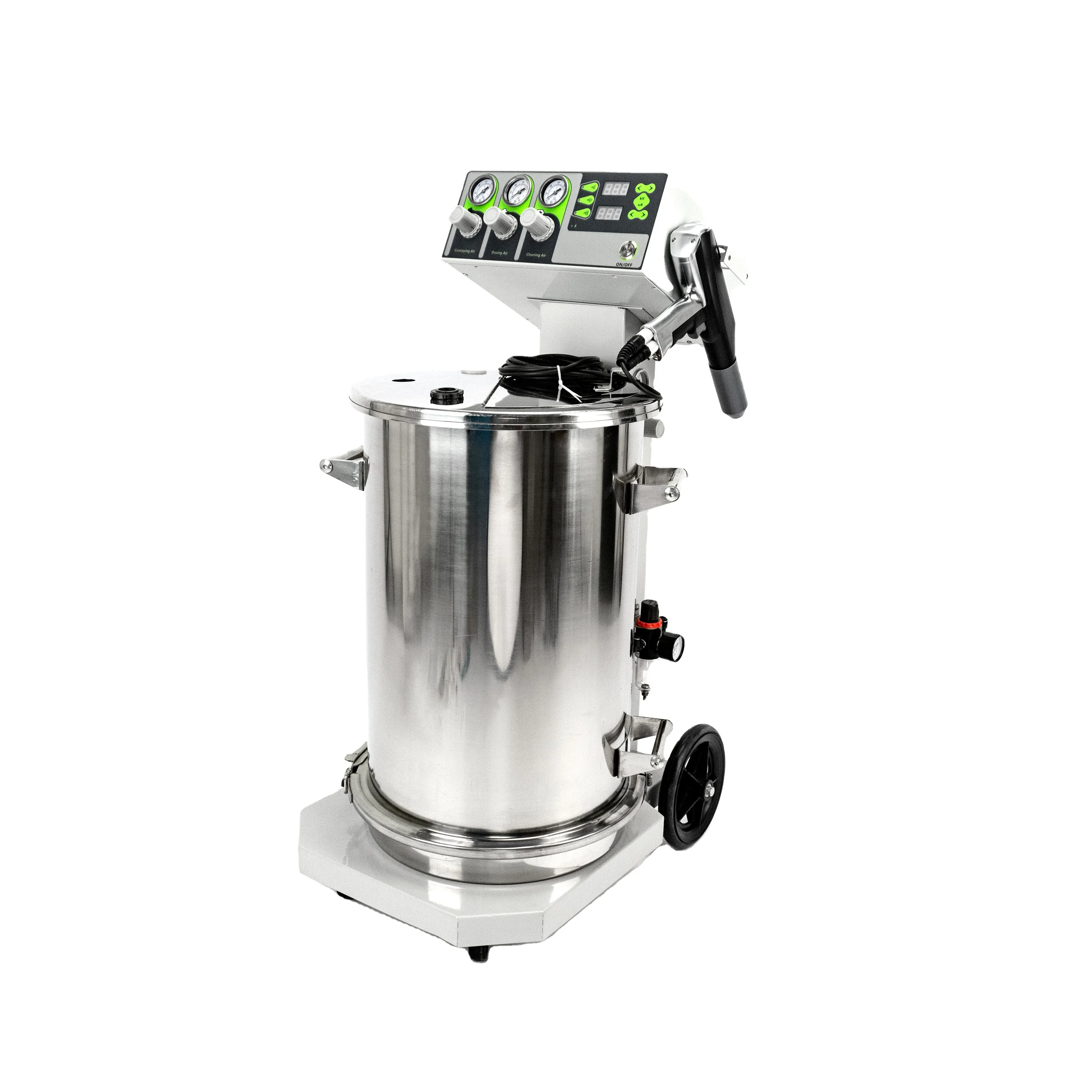 Galin K-302 Automatic Spray Gun Electrostatic Powder Point Chrome Spray ...