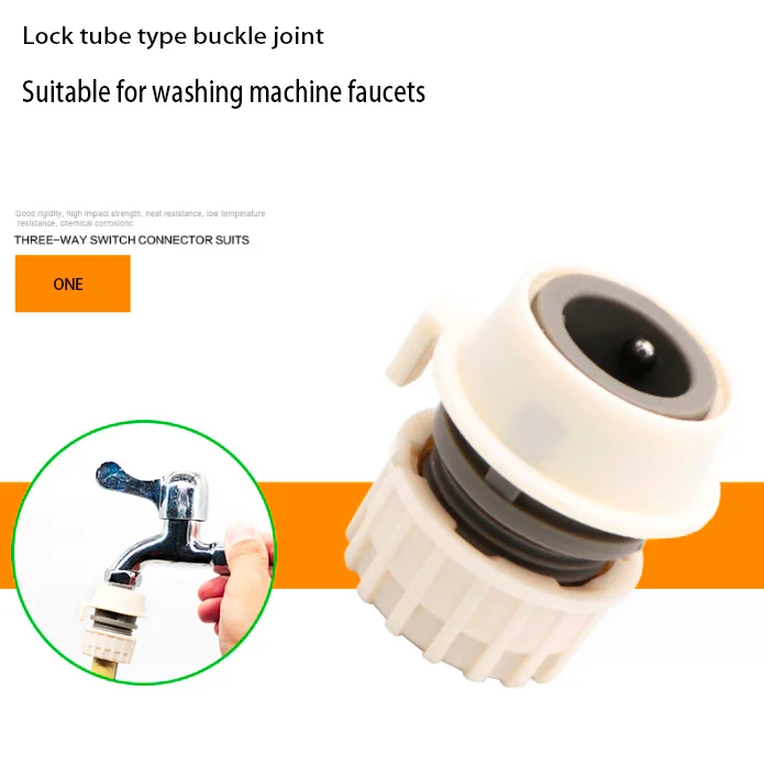 Plastic Multifunctional Faucet Accessories - Water Gun Quick Connectors ...