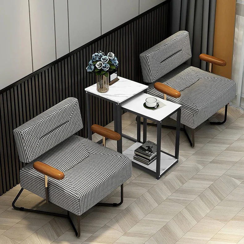 Modern Small Simple Marble Coffee Table For Home Office Easy Assembly ...