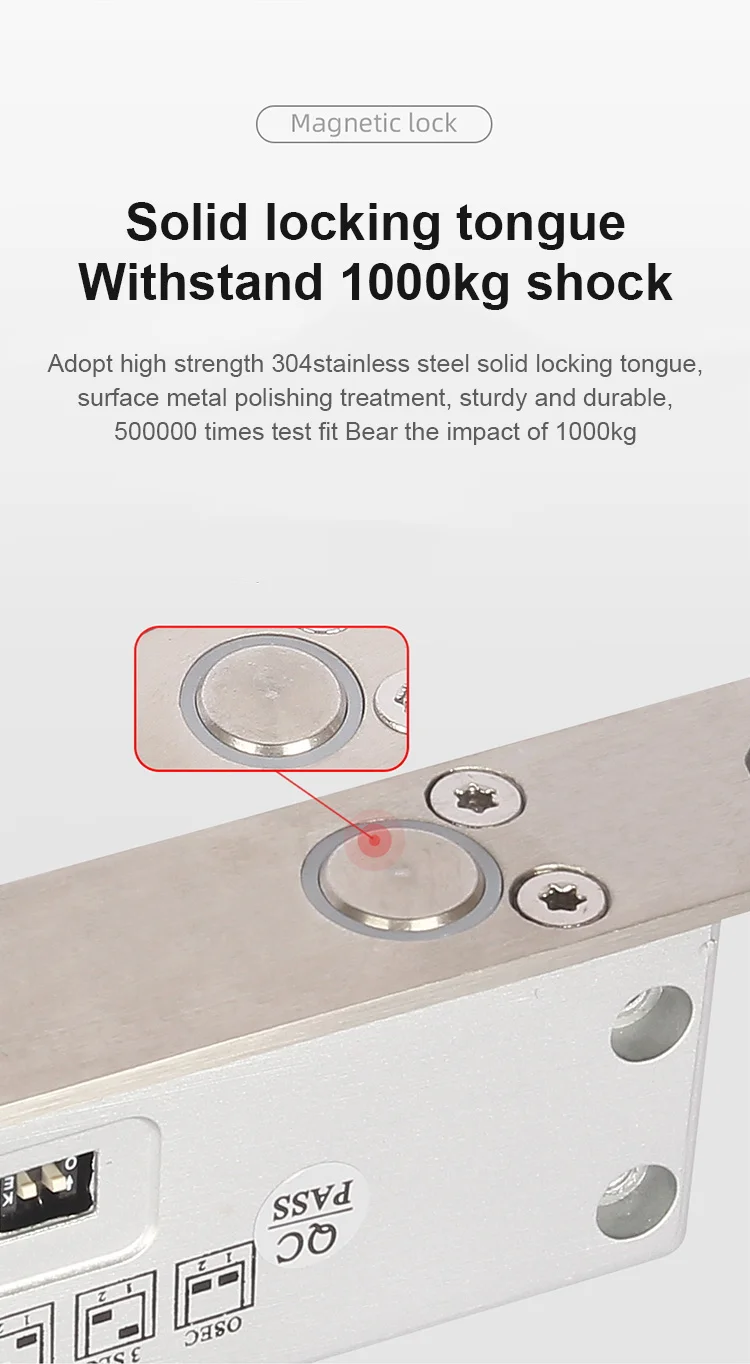 Stainless Steel Sliding Rotating Mortise Lock Cover Access Control Lock ...