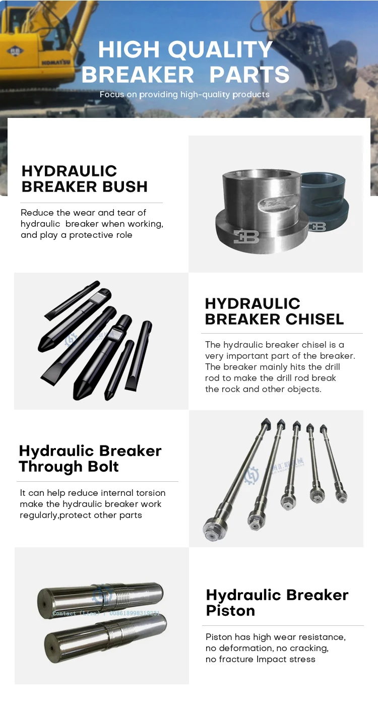 Sb450 Sb452 Sb552 Hydraulic Breaker Lower Bush Chisel Bush Hammer Upper ...