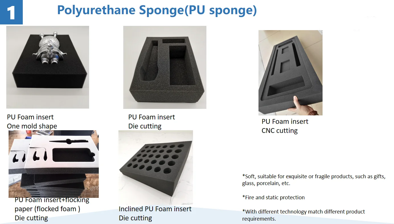 Custom Sponge Foampackaging Die Cut Box Packing Foam For Shape Camera ...
