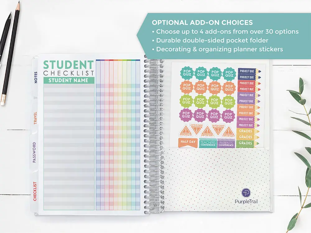 Spiral-Bound Tropical Teach Love Inspire Teacher Planner Notebooks for ...