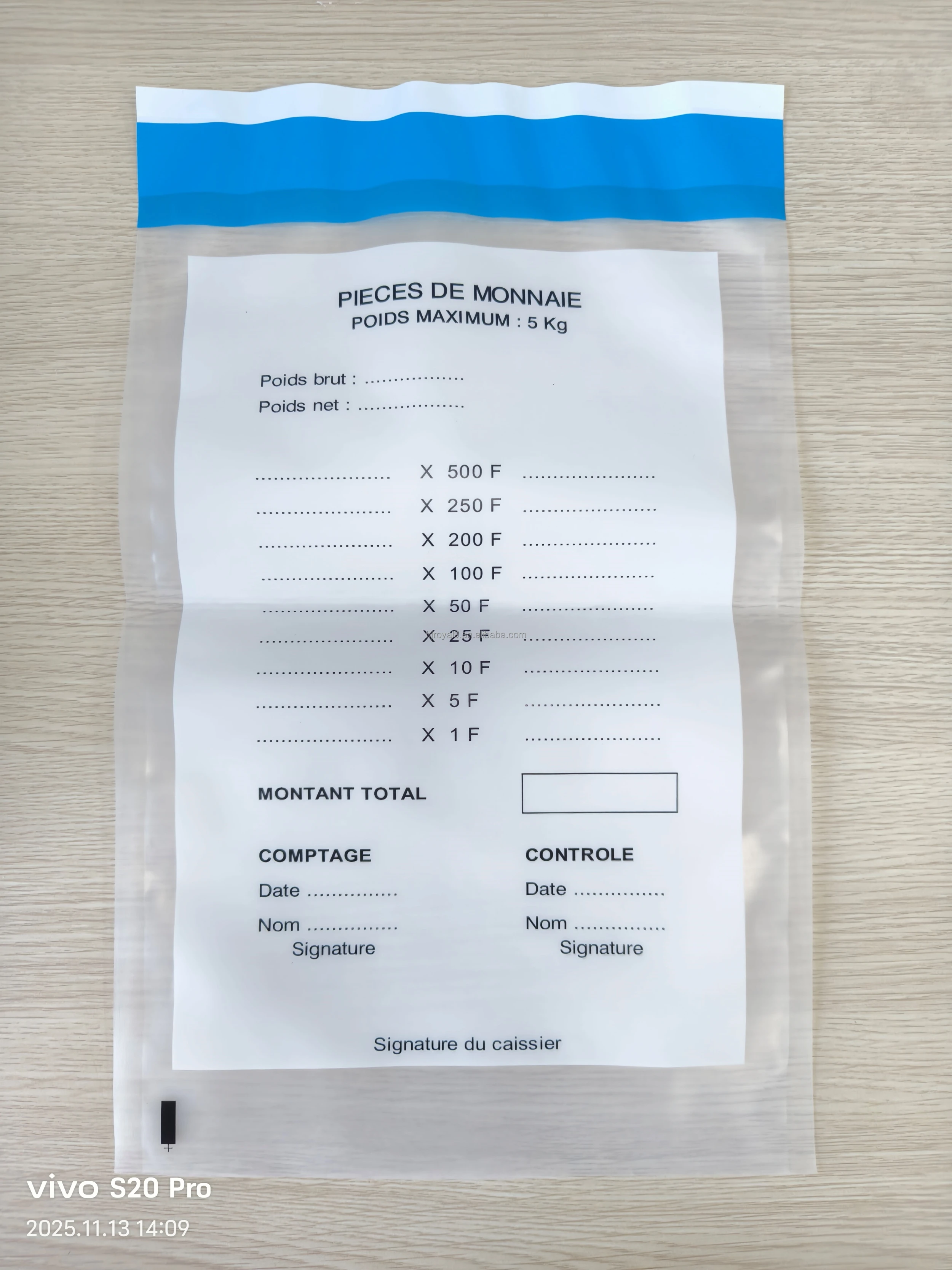 High-quality Dollar Coins Anti-theft Plastic Bag with 3000-Capacity ...