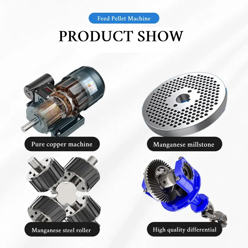 Pig Cow Duck Chicken Pelletizer Machine For Livestock Feed With ...