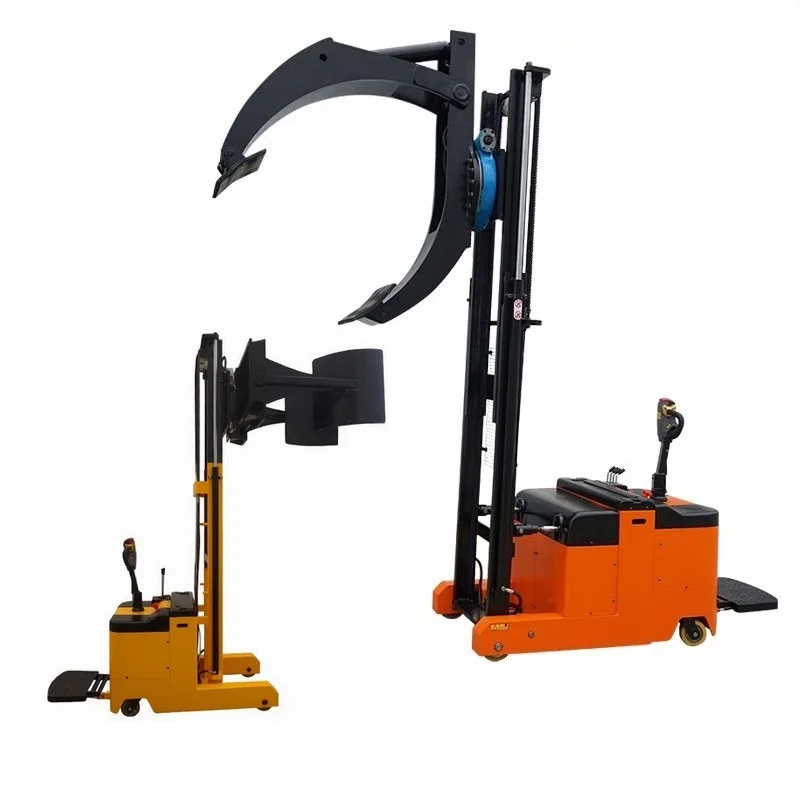 Clamping Erect Paper Reel Clamp Forklift Roll Lifter Paper Stacker and ...