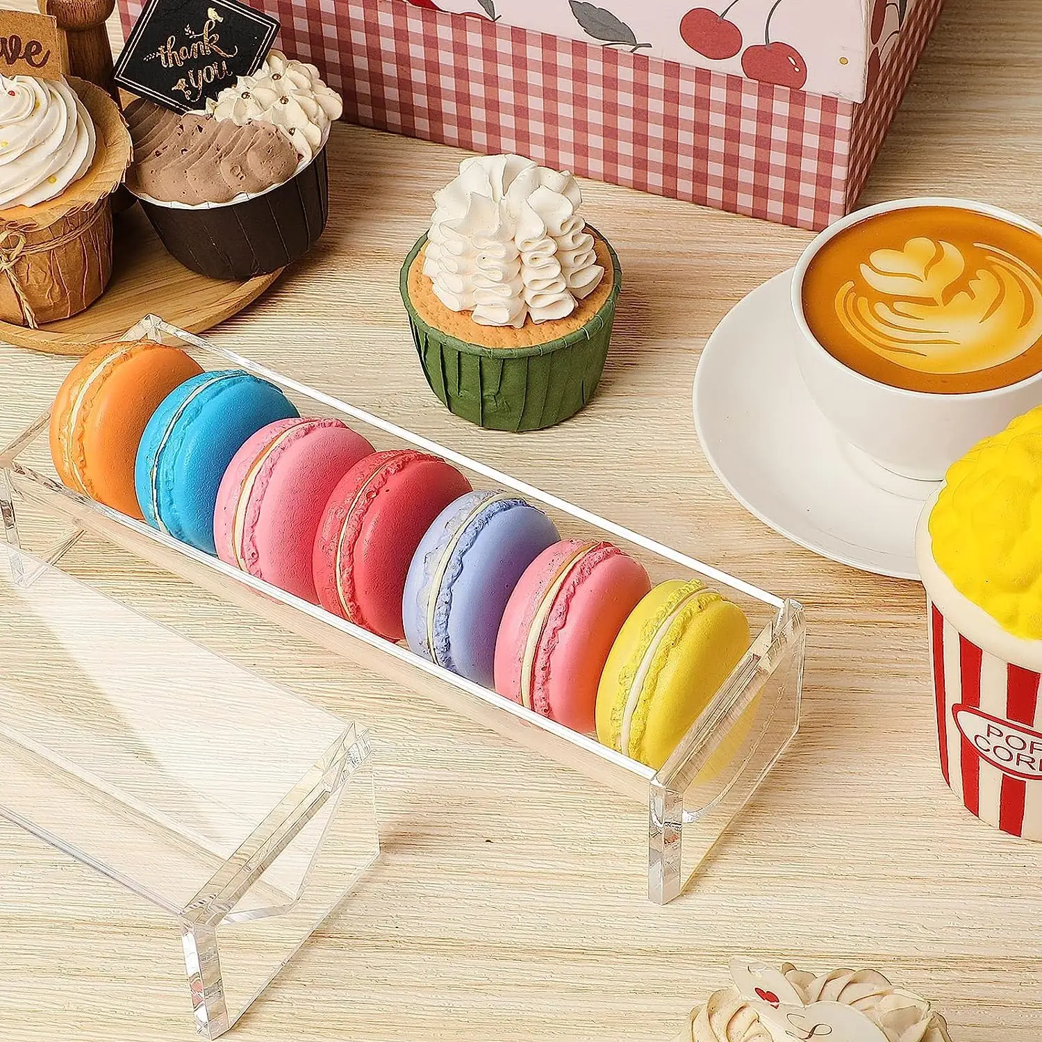 Factory Customized Acrylic Macaron Cookie Display Stand Small Acrylic ...