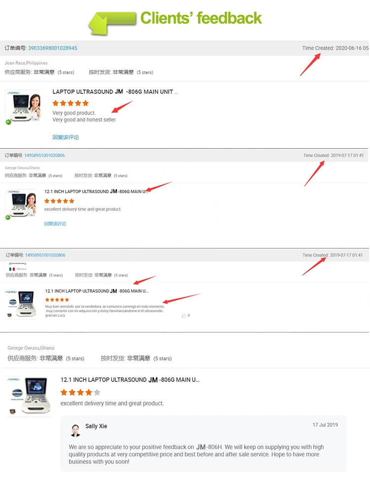 JM-806G Medical Sonar - Portable Ultrasound Machine