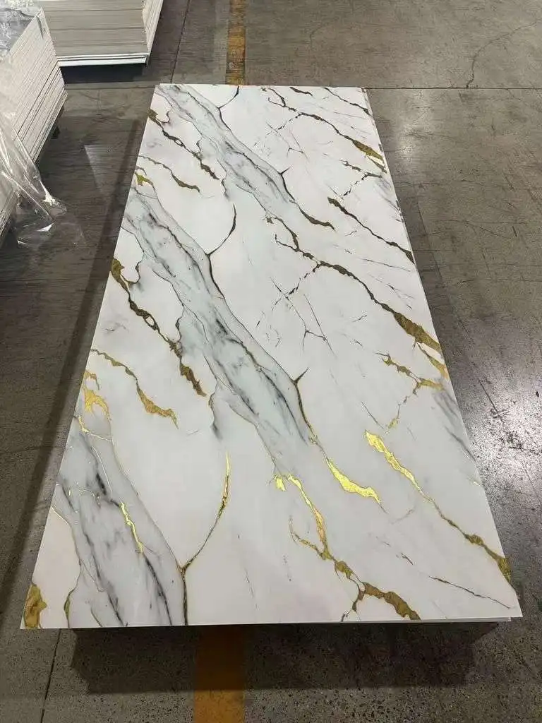 Uv Marble Sheet Pvc Boards Wall Decoration Panel Marmol Pared Marble ...