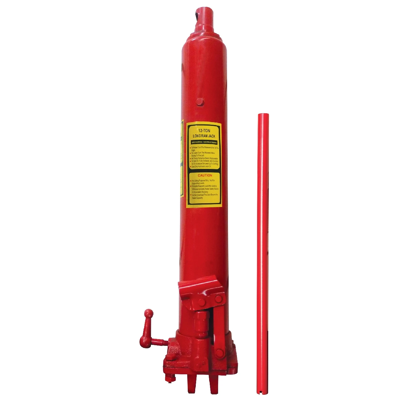 High Quality 12 Ton Manual Hydraulic Long Ram Jack For Crane With Ce ...