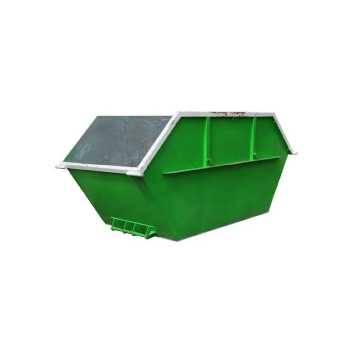 5 Cubic Meter Skip Bins Scrap Metal Chain Lift Waste Bins - Buy 5 Cubic ...