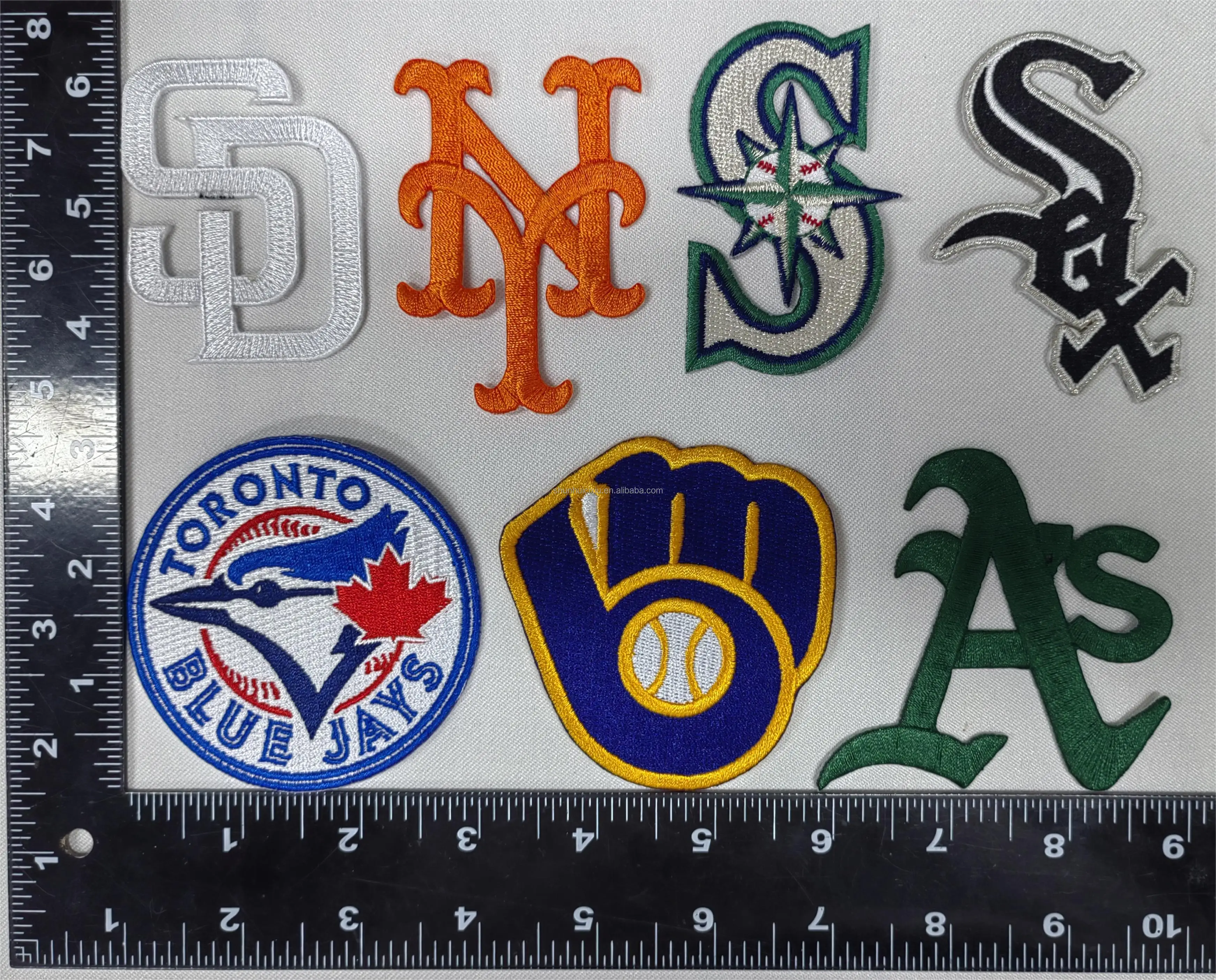 Supplier Wholesale Redsox Patch Custom Toronto Blue Jays Embroidered ...