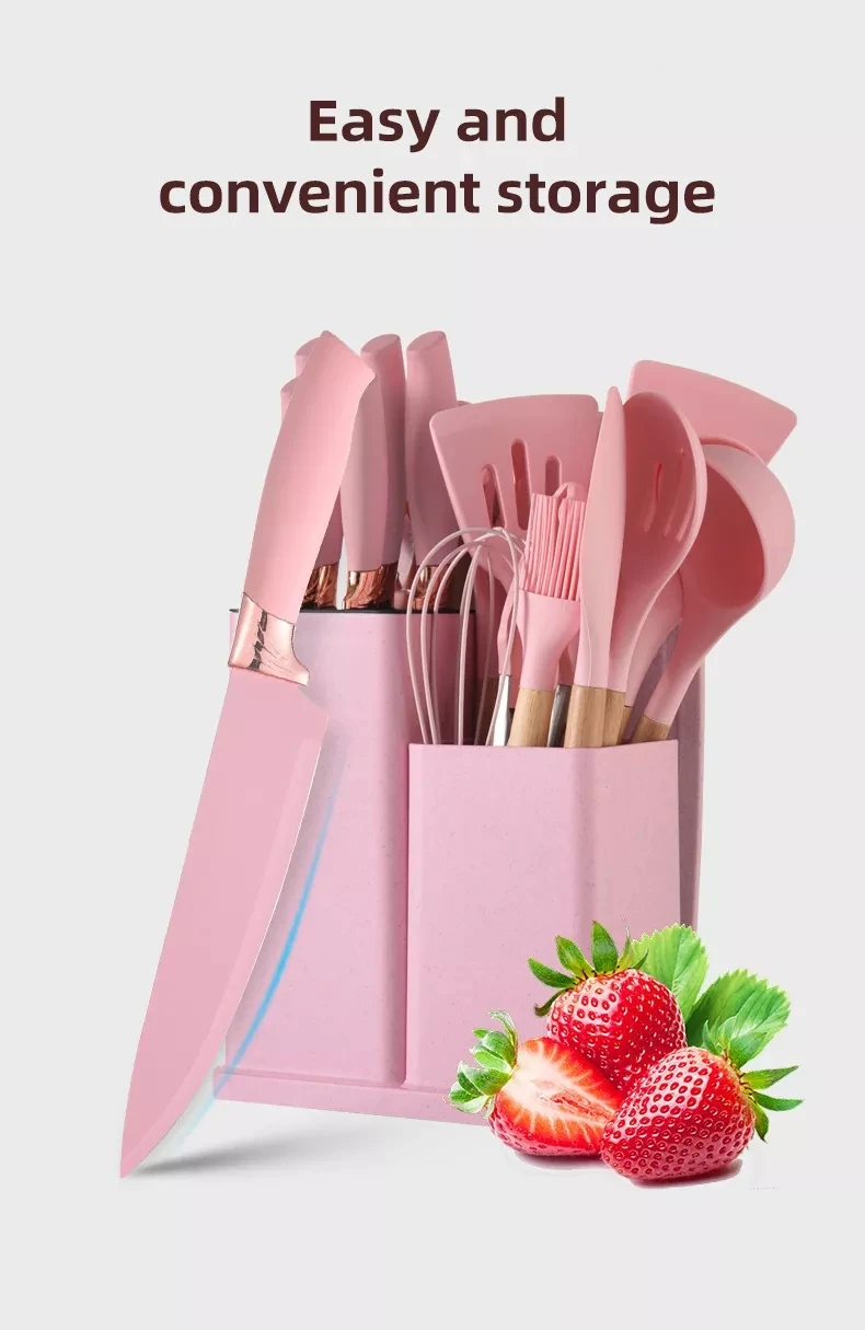 New Innovation Kitchen Utensils Gadgets Pink Kitchen Utensils Silicone ...