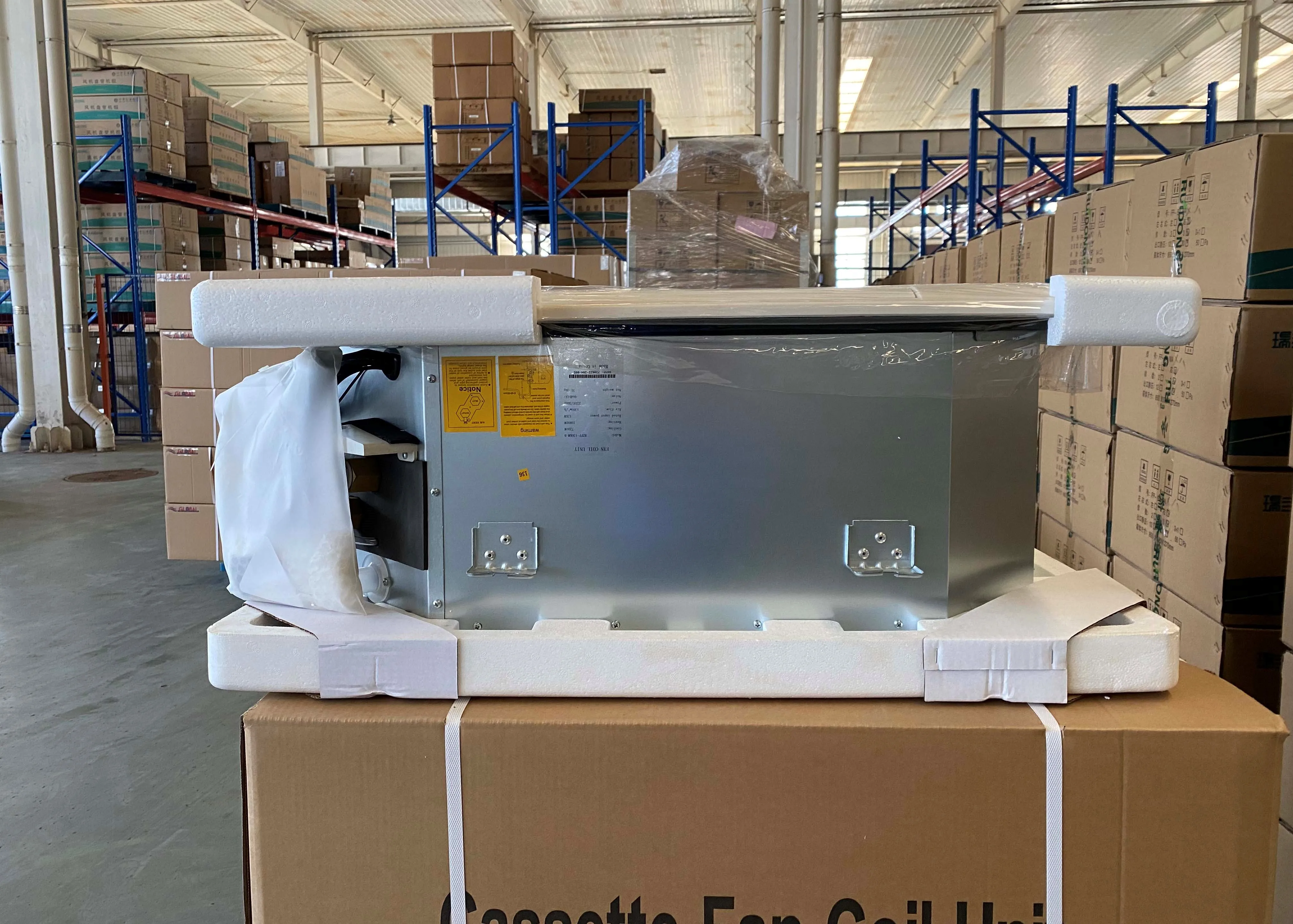 High Quality Fancoil Central Air Conditioning Ceiling Cassette Fan Coil ...