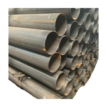 Large Caliber Double Submerged Arc Welded Carbon Steel Pipe Round Drain ...