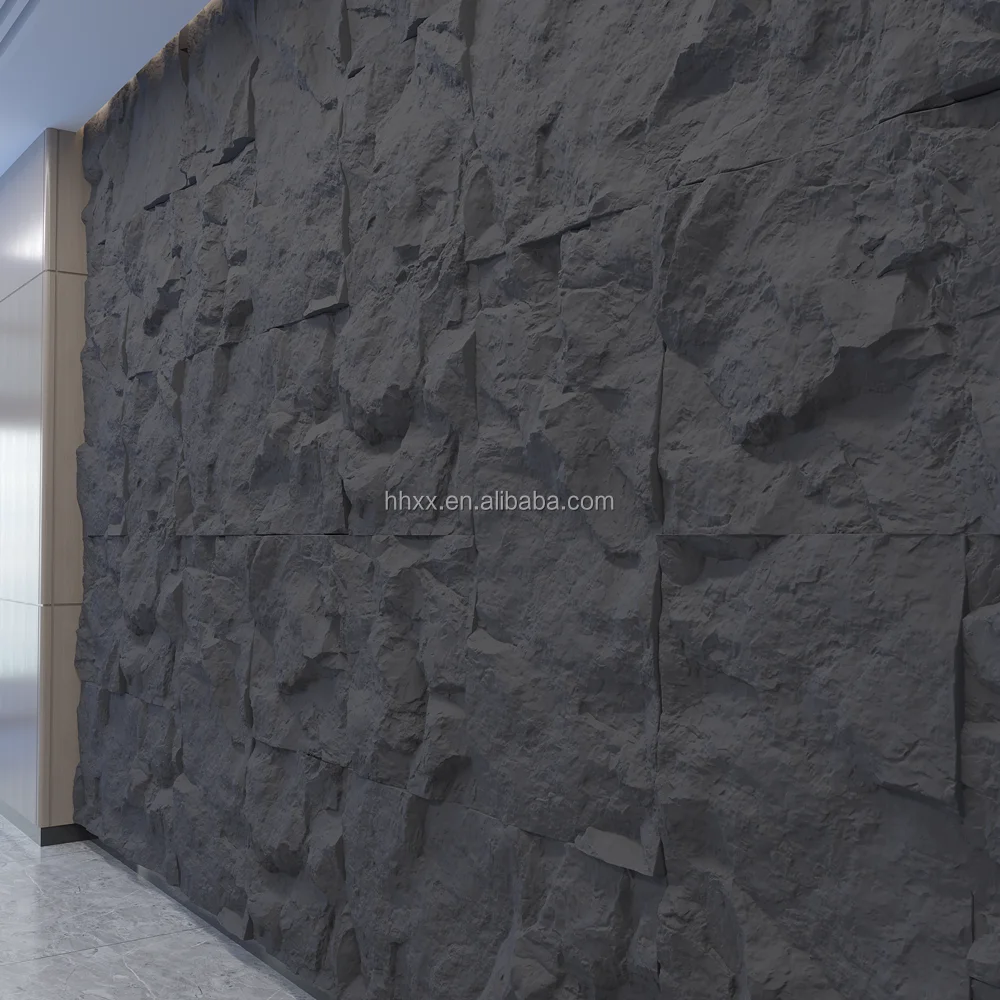 Huge Rock Stone Panels - Lightweight PU Artificial Veneer