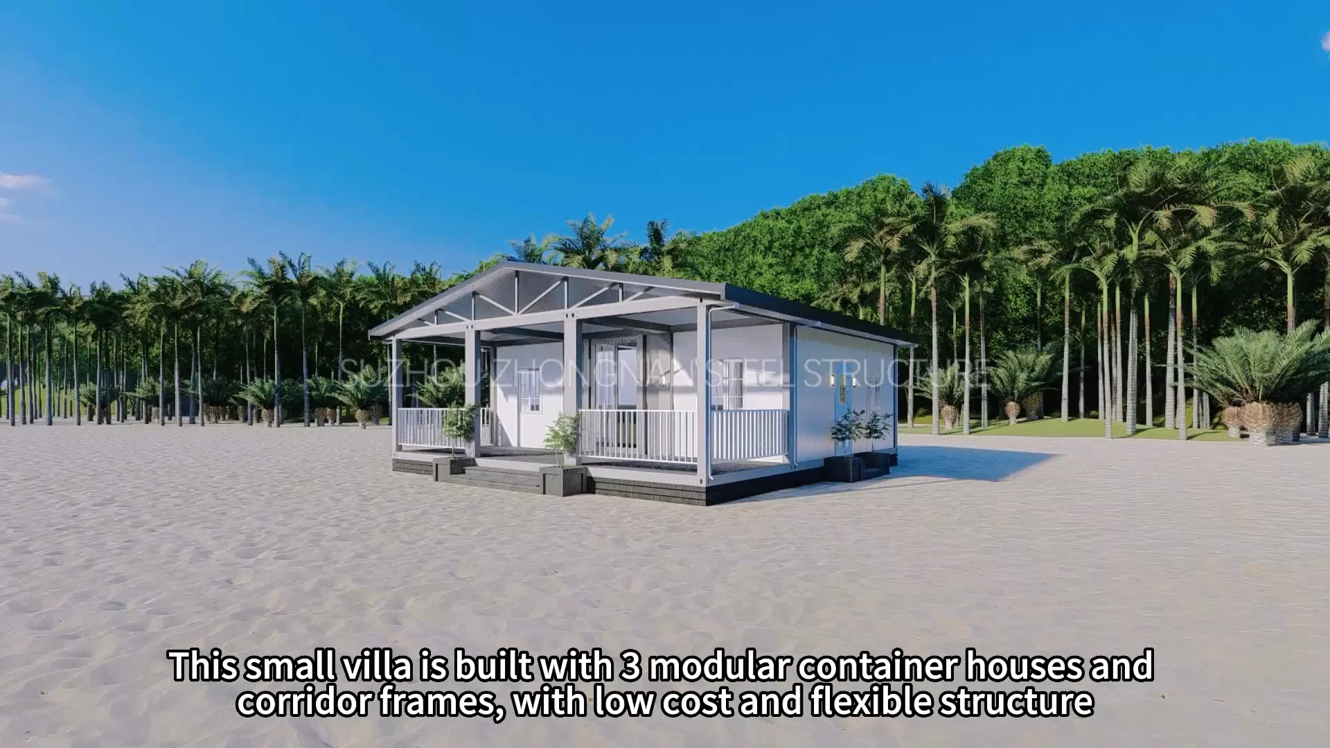 Two Story Detachable Prefab Assemble Container House 3 Bedroom ...