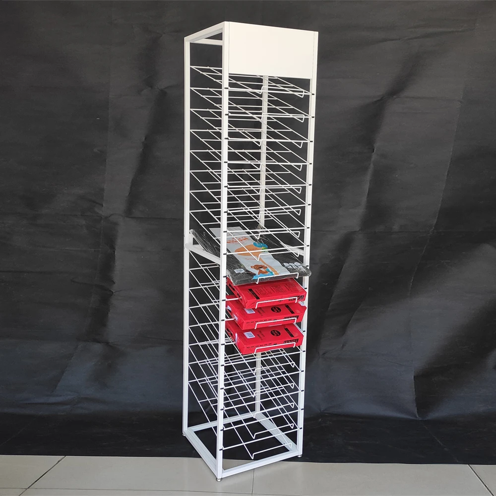 Multilayer Office Wrapping Paper Bag Metal Display Stand Store 12x12 A4 ...