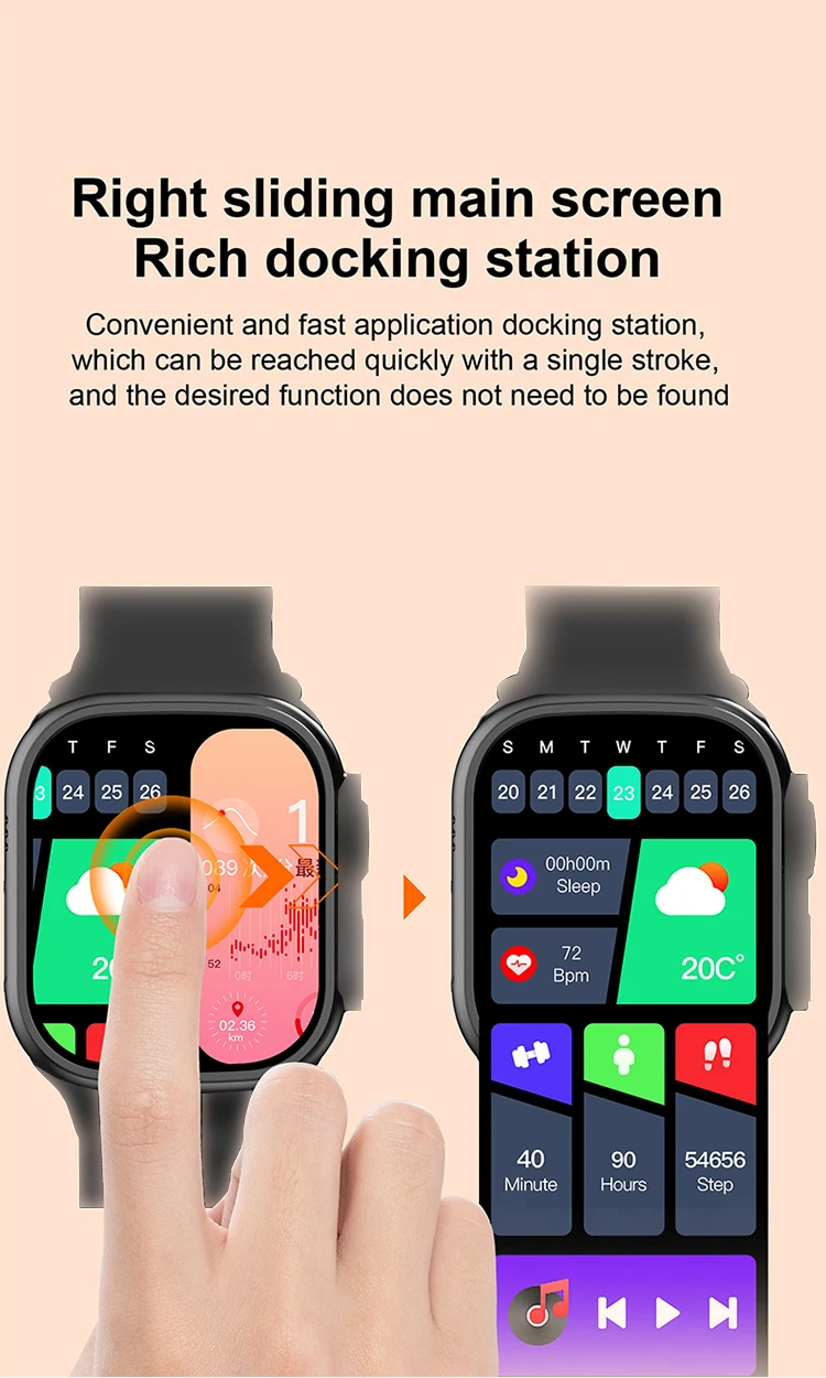 Hot Selling I20 Ultra Max Suit 8 S8 S9 Smartwatch Sports 9 Series Bundle 10 In 1 Smart Watch ...