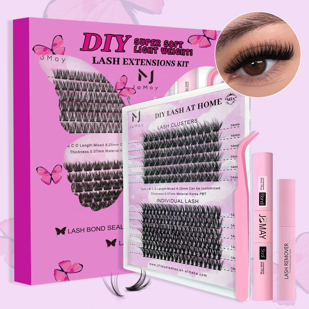JTFIL Eyelash Clusters - Natural, Fluffy, and Comfortable
