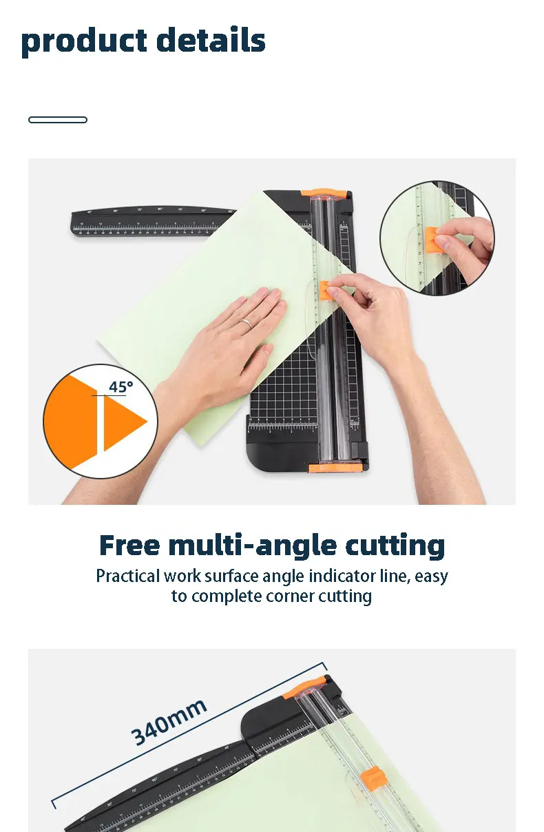 Multifunction Paper Trimmer - Precision and Safety