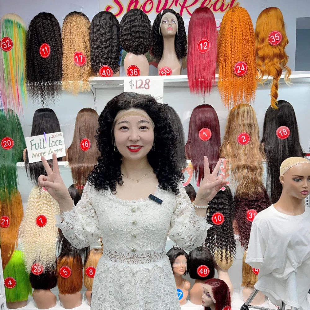 Join Our Factory Live Streaming,Witness The Birth Of A Wig ! Product ...