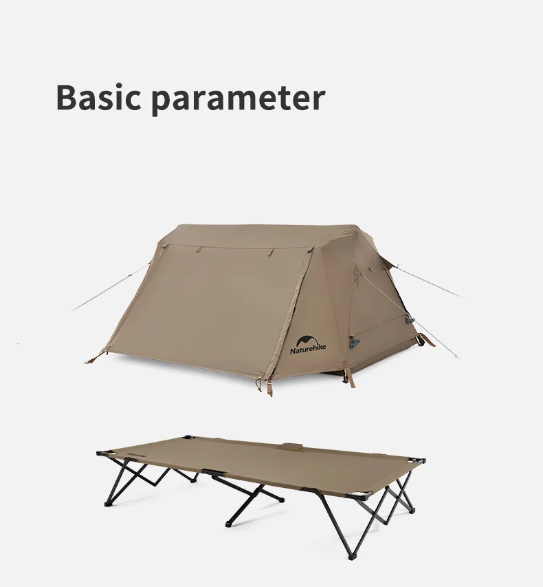 Naturehike Outdoor Camping Sleeping Cot Tent - Four-season